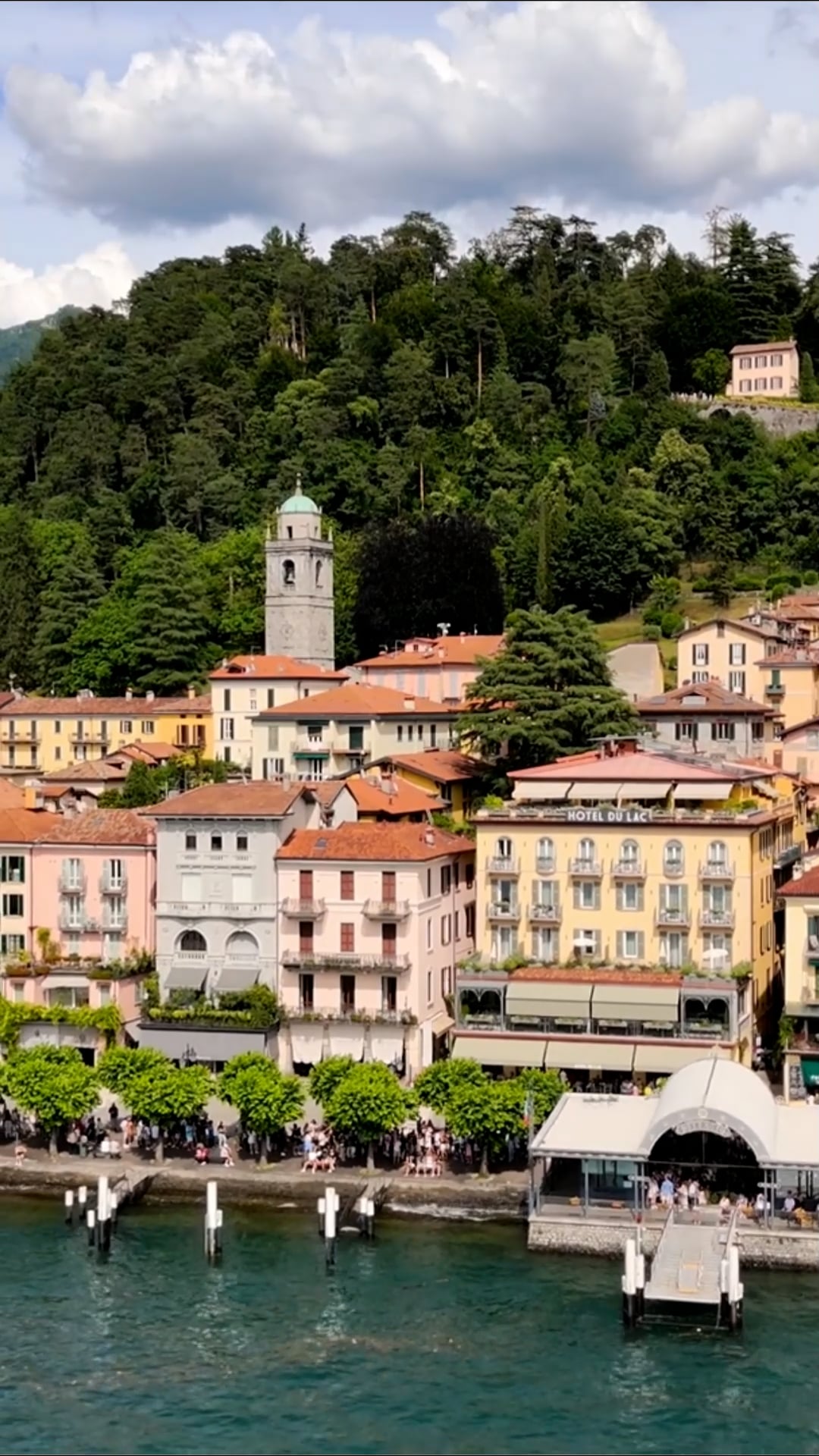 Bellagio by drone: Serene views of Italy's Lake Como paradise