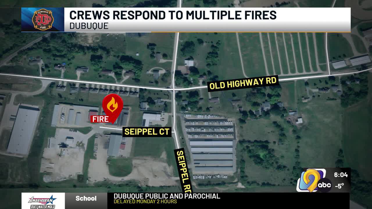 Dubuque Fire Department responds to multiple fires
