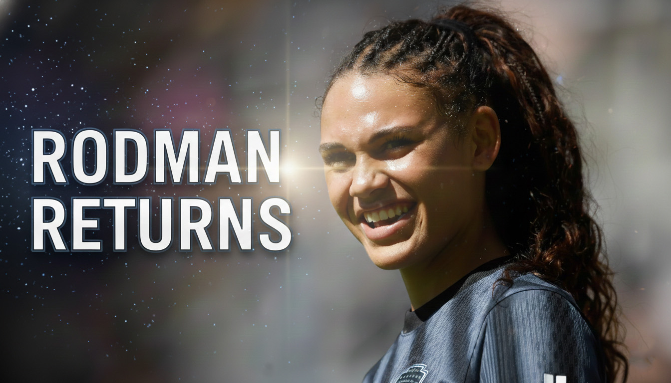 Trinity Rodman delivers statement goal after becoming world’s highest ...