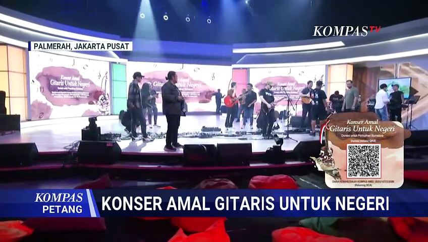 Konser amal gitaris untuk negeri live di KompasTV, galang donasi untuk ...