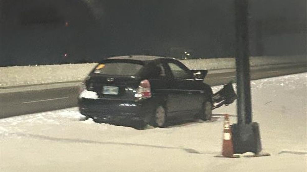 Multiple stranded cars on roadways, refreeze and slick spots reported ...