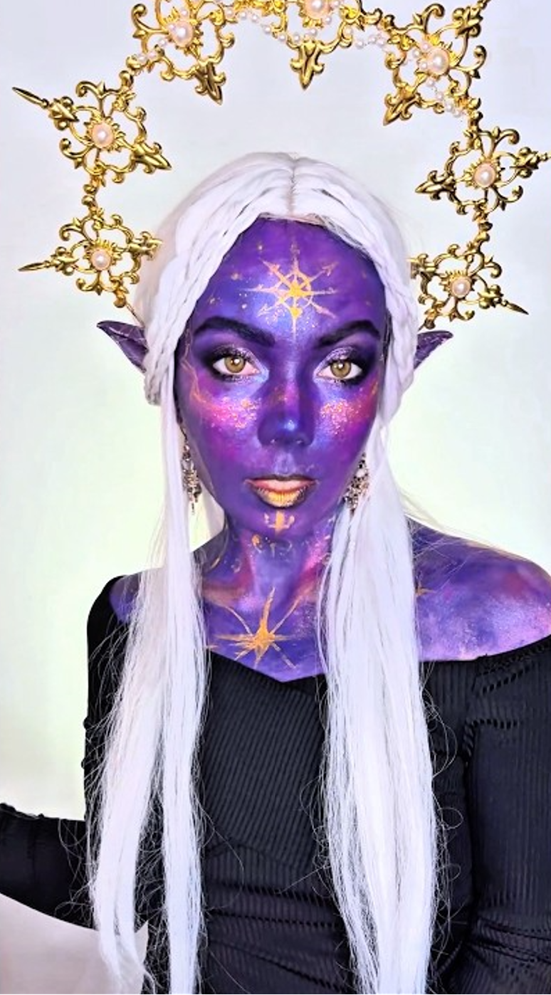 Murasaki? Second time playing with SFX makeup for colour trend