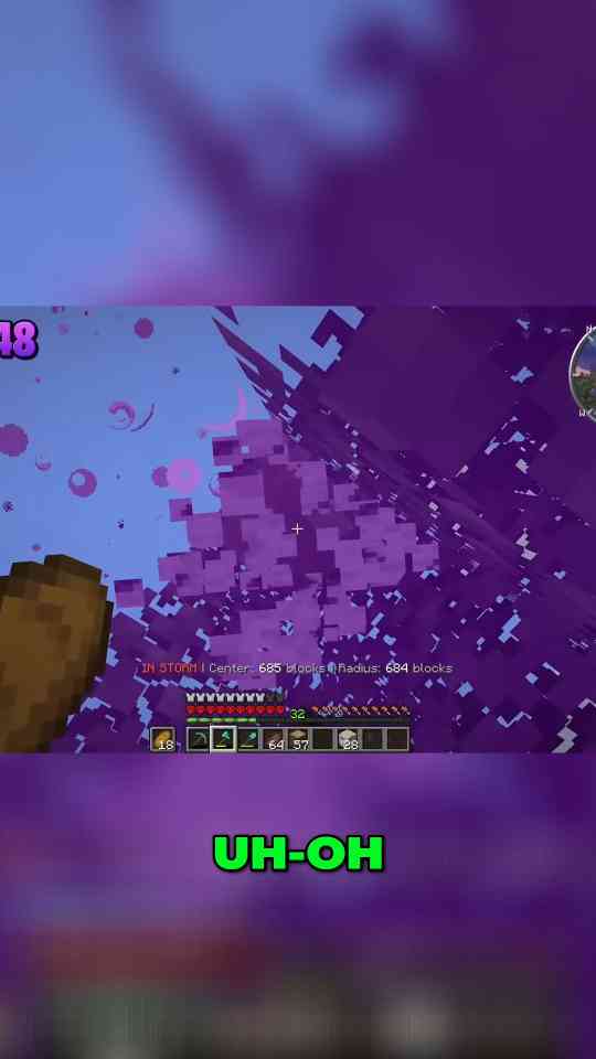 Minecraft storm adventure: New island & buried treasure!