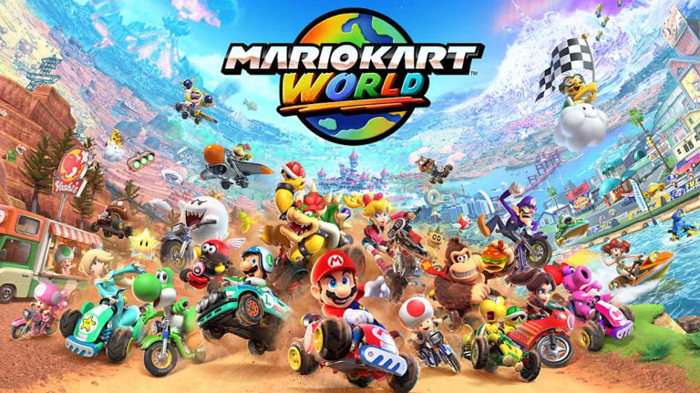 'Mario Kart World' update 1.5.0 lets you team up in knockout tour races ...