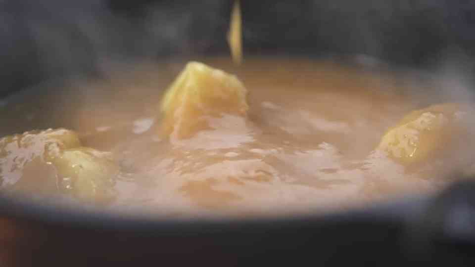 A rich whiskey sauce meets deep, juicy pork