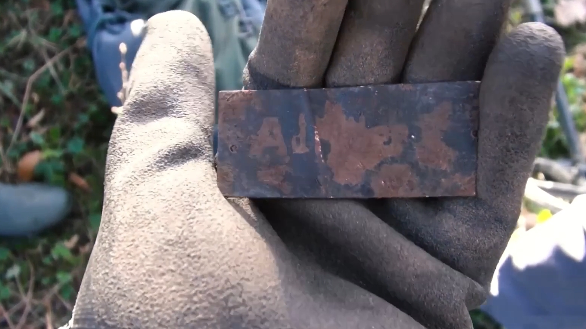 Personal relics found at a hidden German barracks near the West Wall