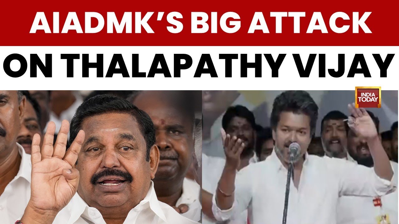AIADMK hits back at Vijay over 'slave' jibe, recalls actor's pleas to ...