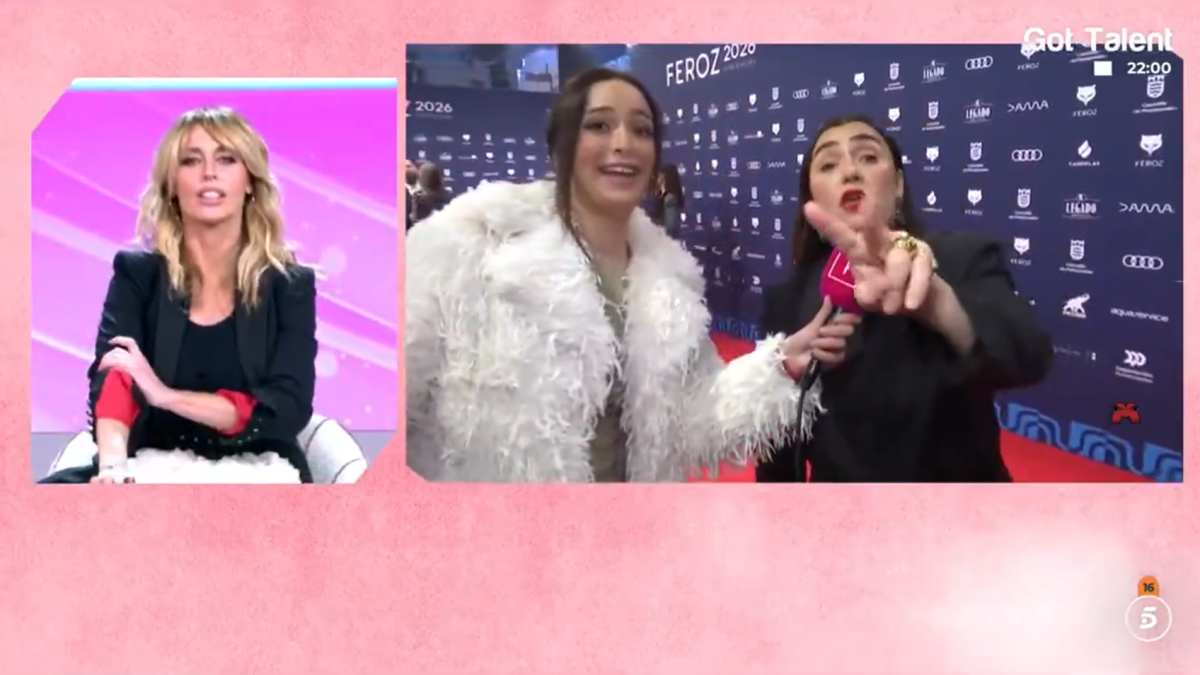 Candela Peña se la juega a Emma García en plena conexión en directo en ...