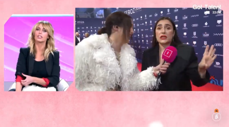 Candela Peña se la juega a Emma García en plena conexión en directo en ...