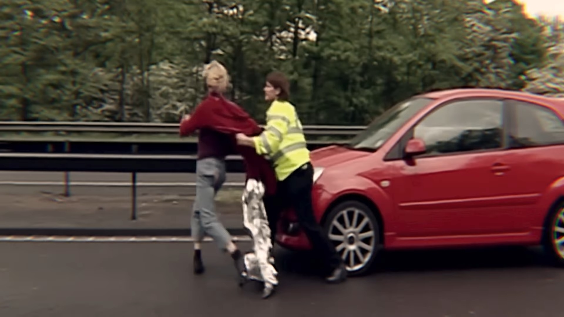 They ran into traffic, fought police, and were let go all in the same day