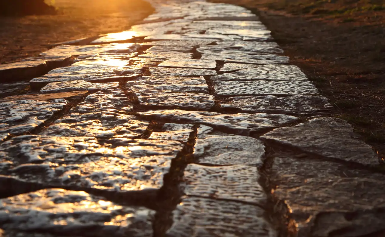 La calzada romana que originó el camino de Santiago