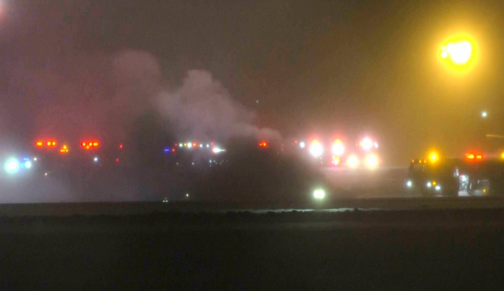 Private jet crashes with eight people on board