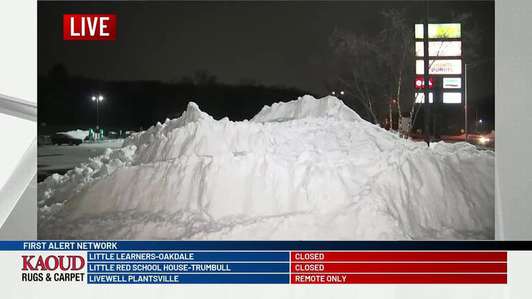 I-95 in Milford remains snow and ice covered after winter storm Benjamin