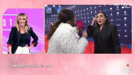 Candela Peña se la juega a Emma García en plena conexión en directo en ...