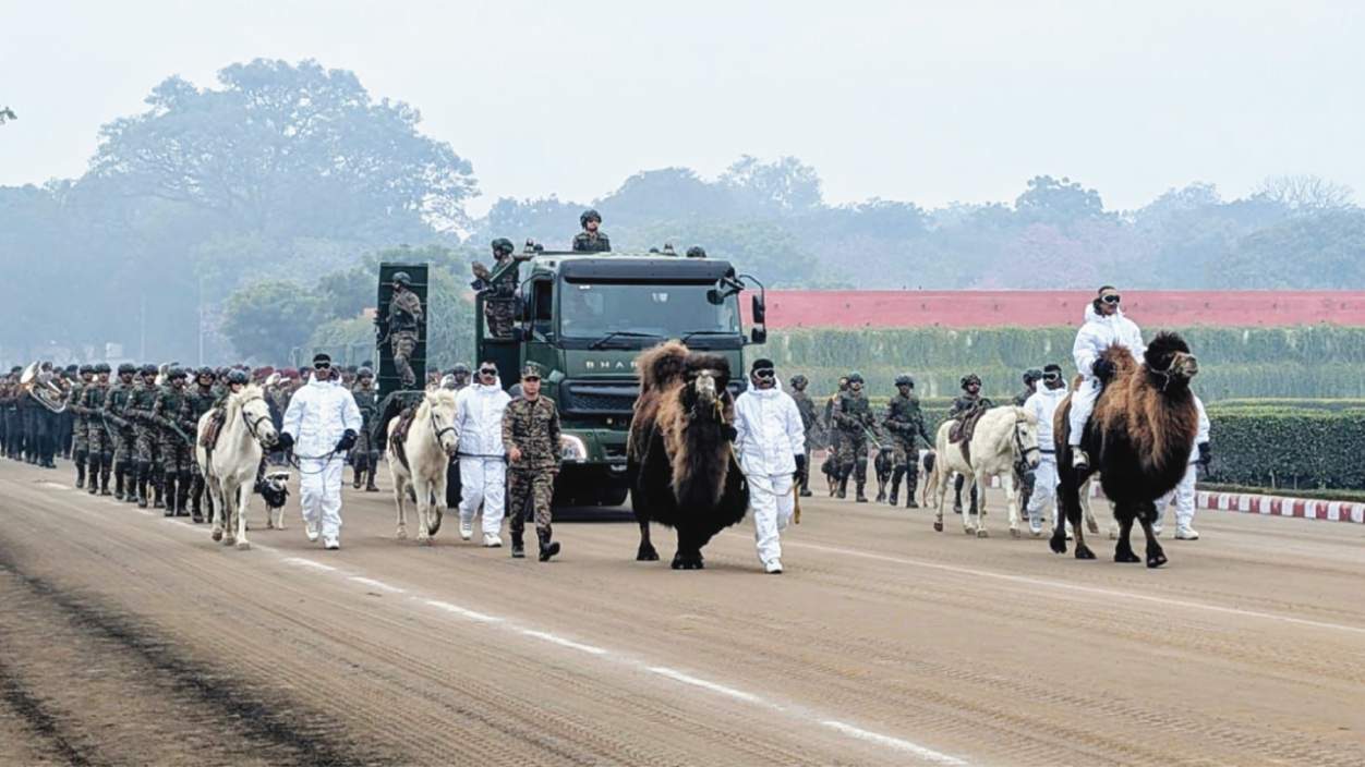 Army animal contingent to march on R-Day