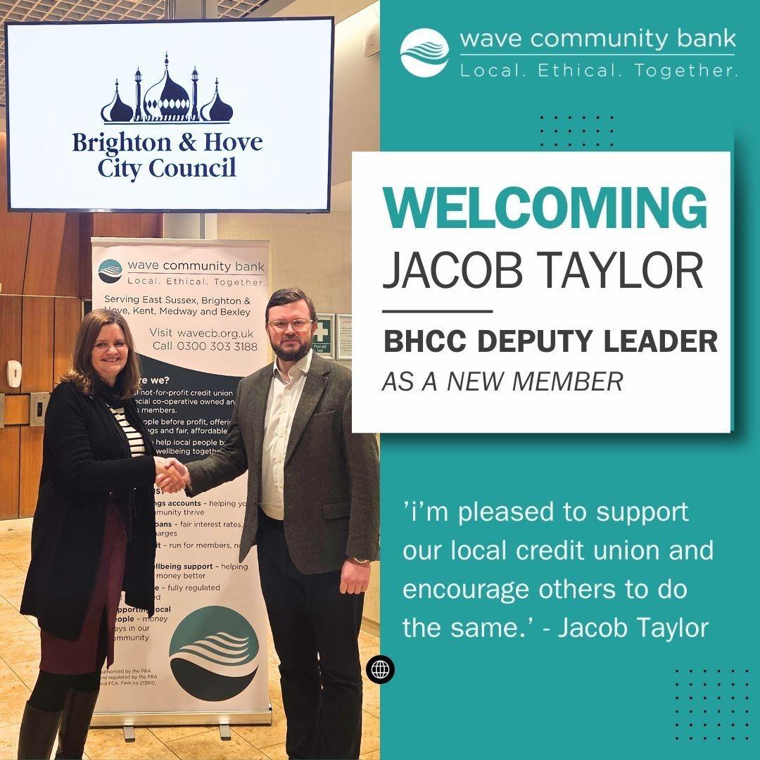 Deputy leader of Brighton and Hove City Council joins Wave Community Bank