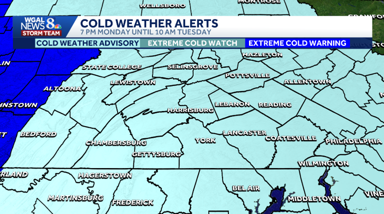 Cold weather advisory in effect for entire Susquehanna Valley, another ...