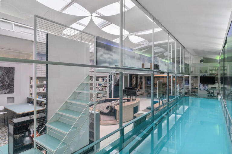 £10m Hampstead home for sale with bedside swimming pool