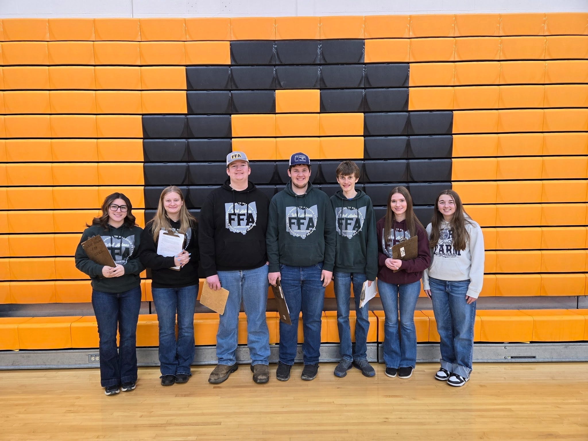 West Holmes FFA chapter goes to district food science competition