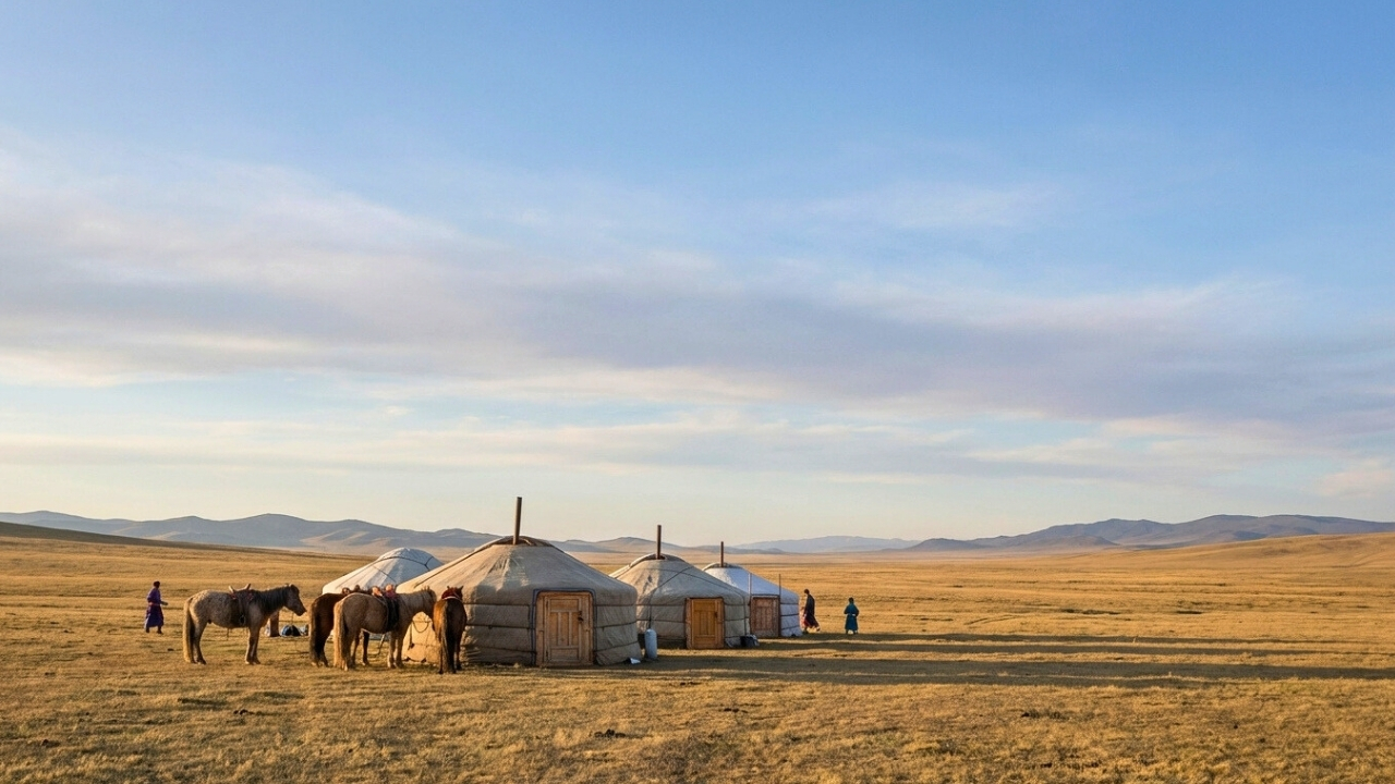 A vast land of open plains and ancient nomadic life