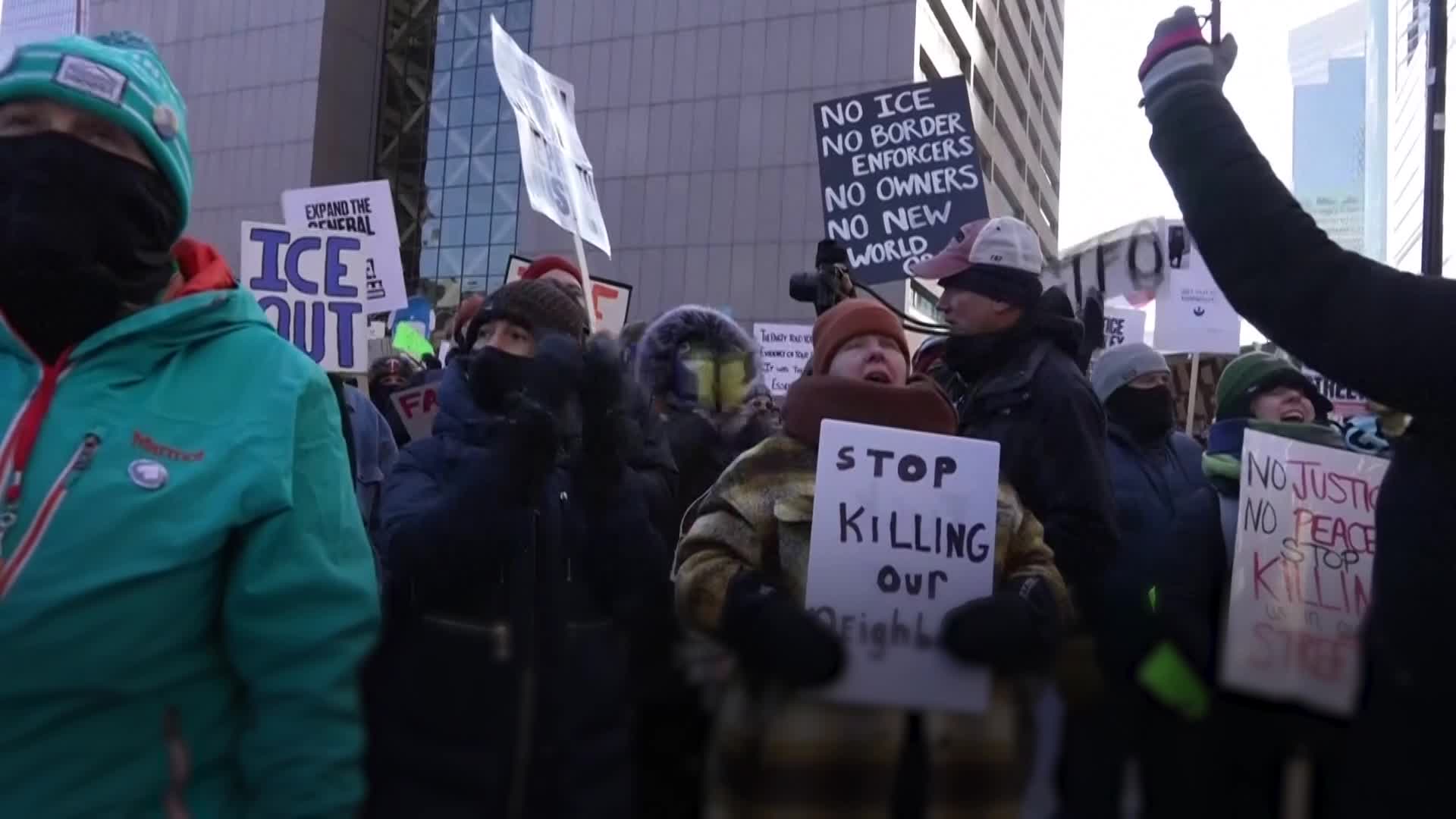 US officials clash over immigration crackdown after Minneapolis shooting