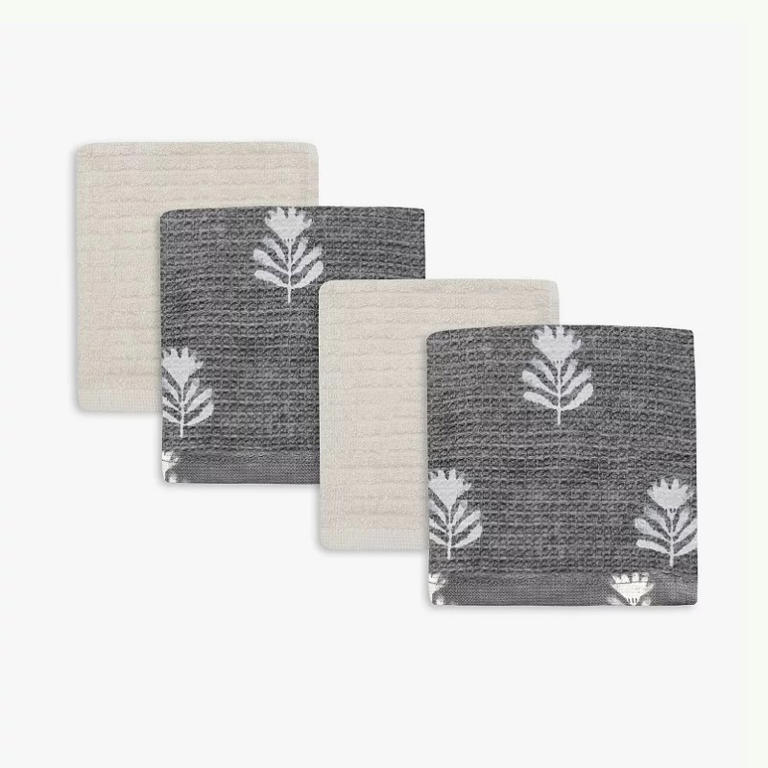 Kohl's is selling a dish cloth set that is super durable and has a ...