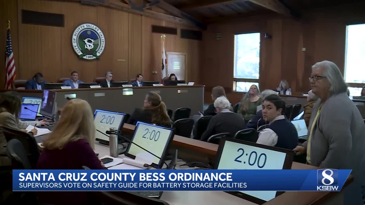 Santa Cruz County approves safety measures for battery storage facilities