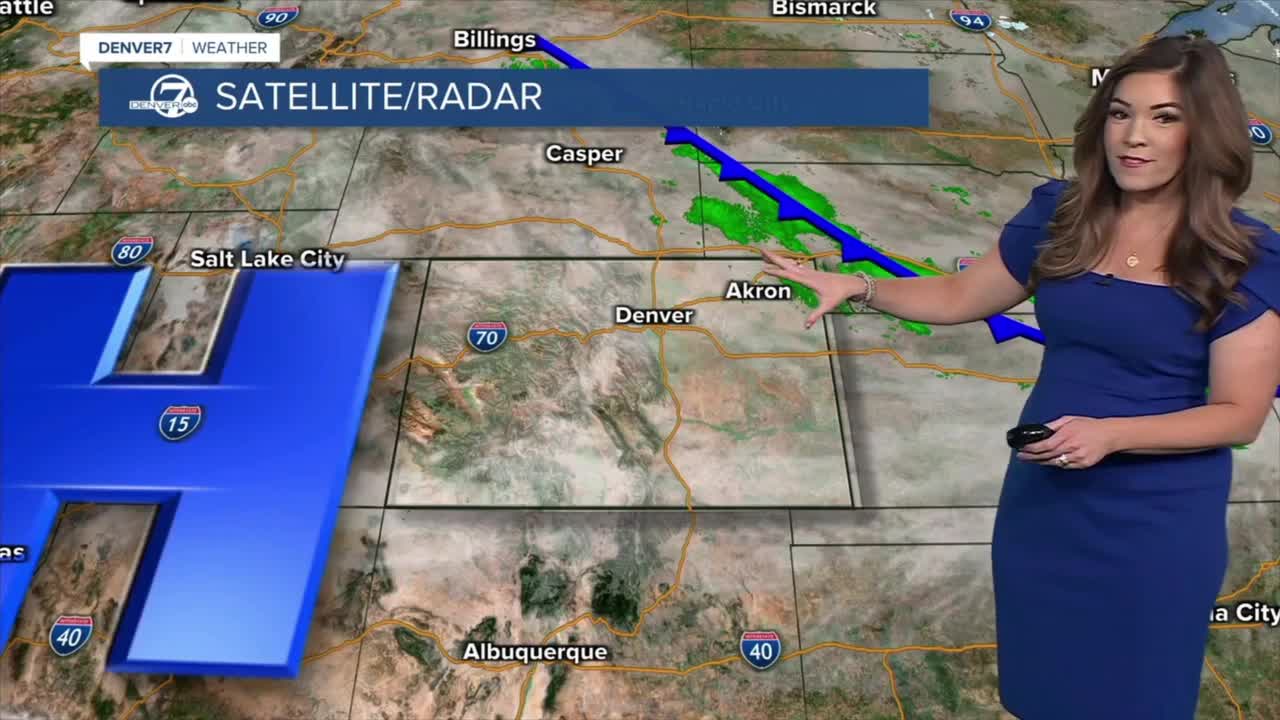 Isolated showers overnight in NE CO, slightly cooler in Denver metro ...