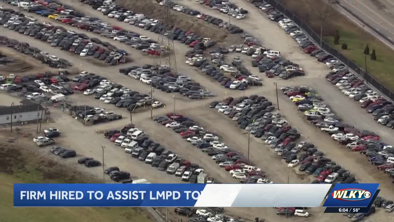 Firm hired to assist LMPD with tow lot management