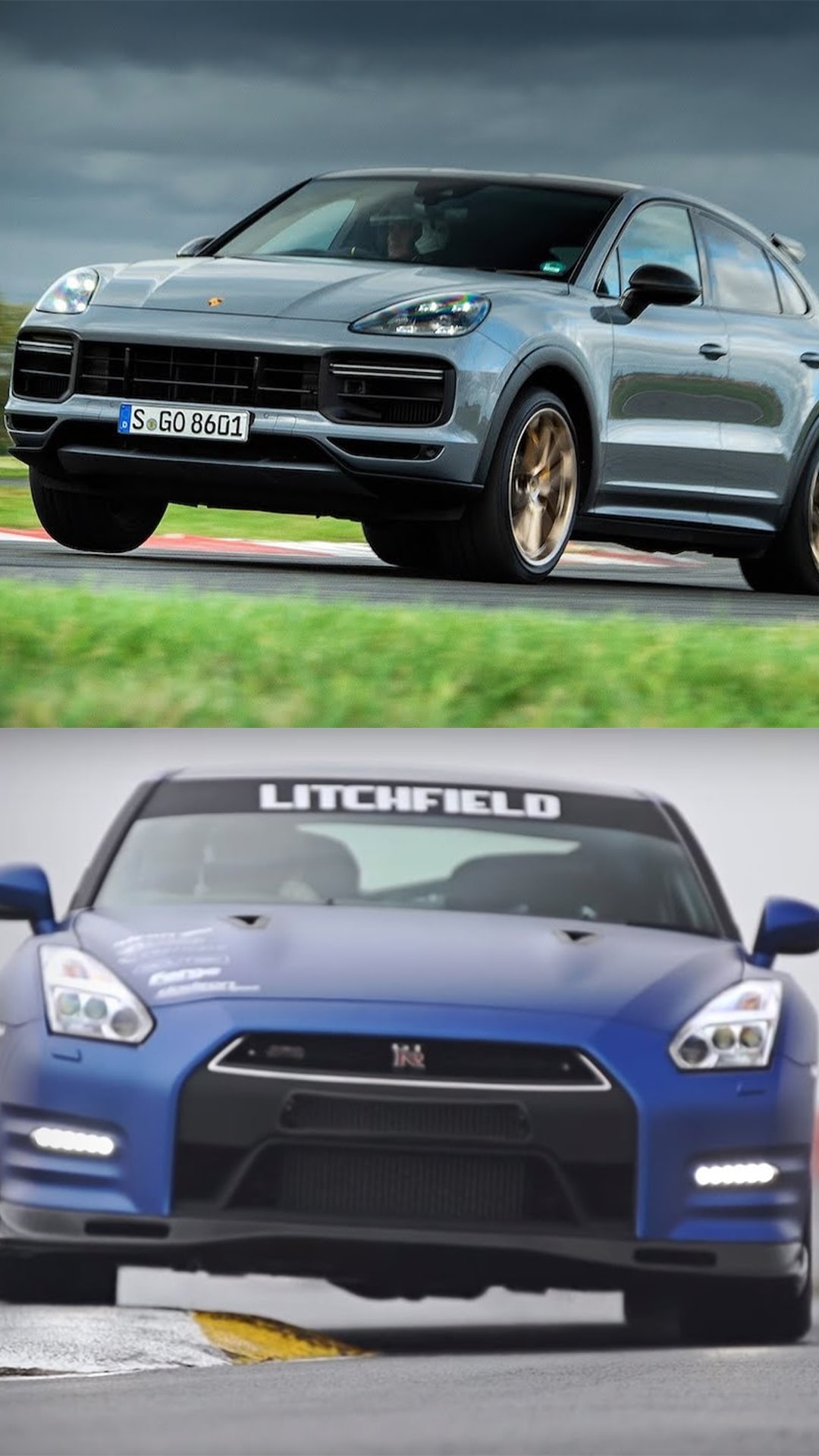 Porsche Cayenne Turbo GT v/s Litchfield Nissan GT-R