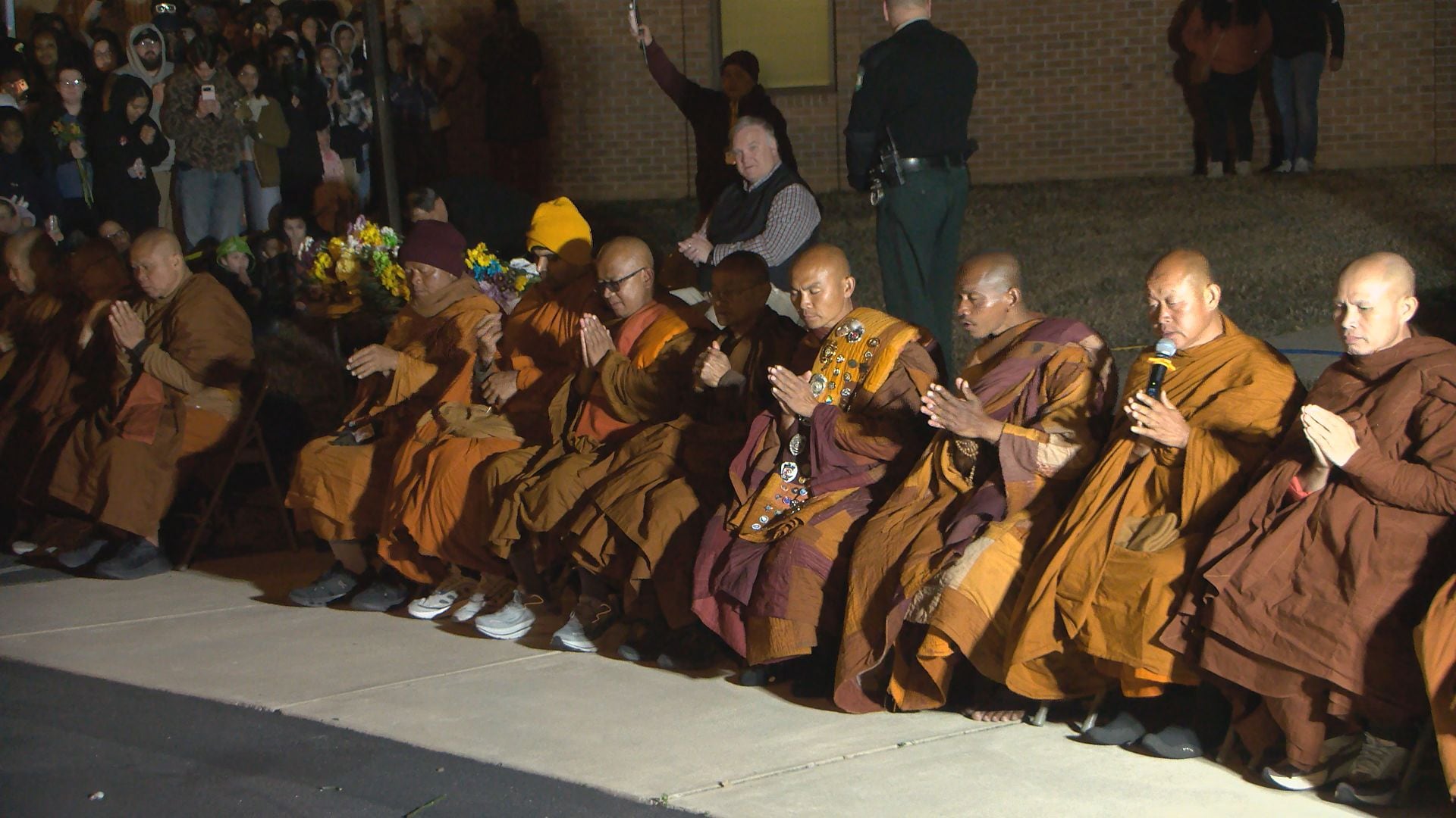 Buddhist monks on 'Walk for Peace' expected in Charlotte Wednesday night