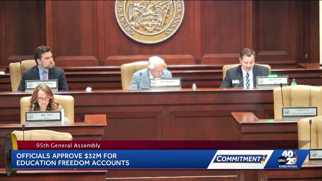 Arkansas lawmakers approve $32 million for education freedom accounts