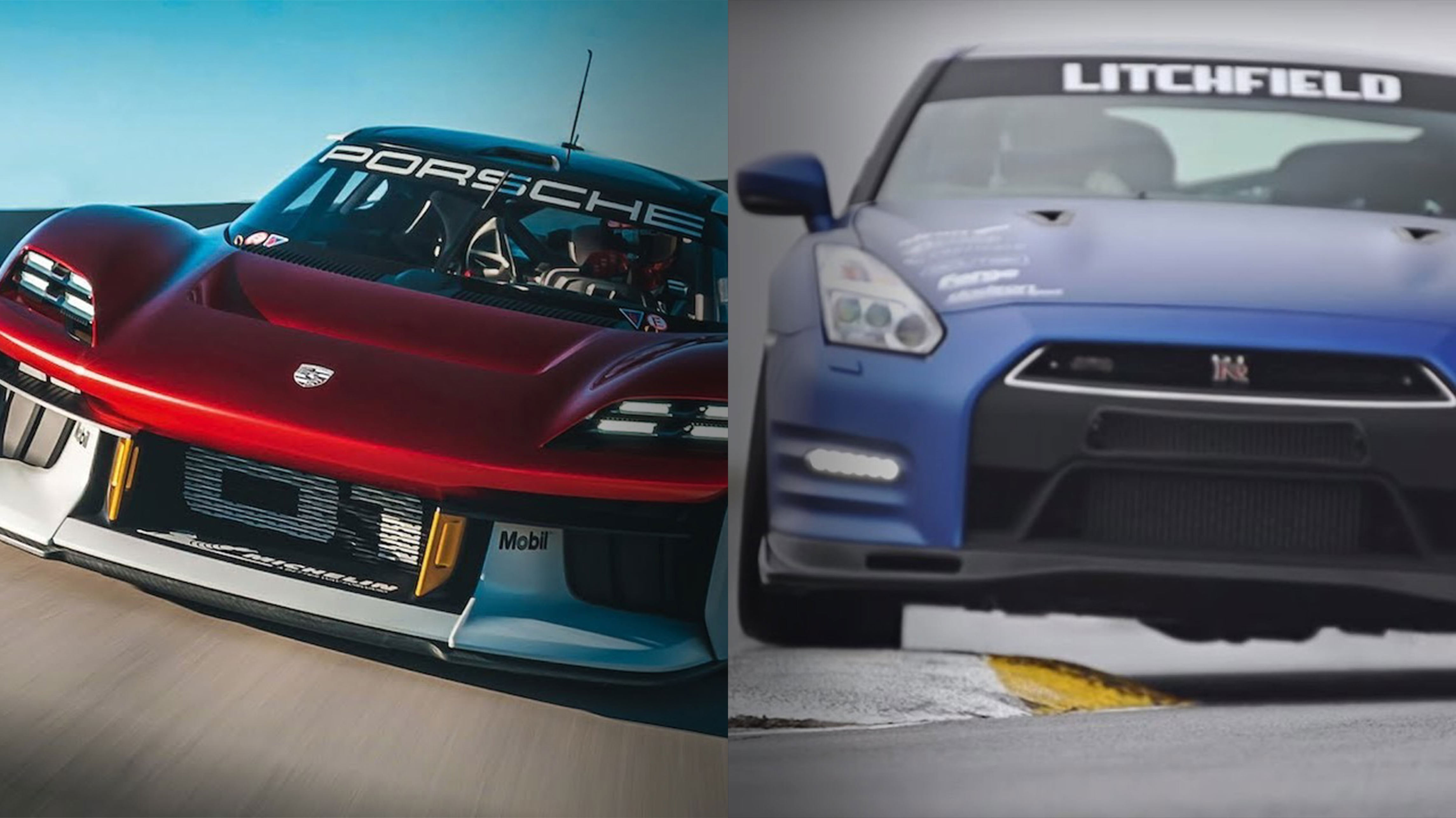 Porsche Mission R v/s Litchfield Nissan GT-R