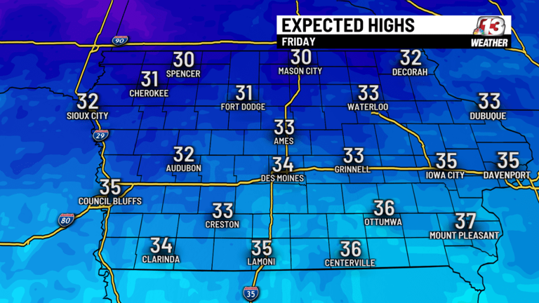Snow and cold return