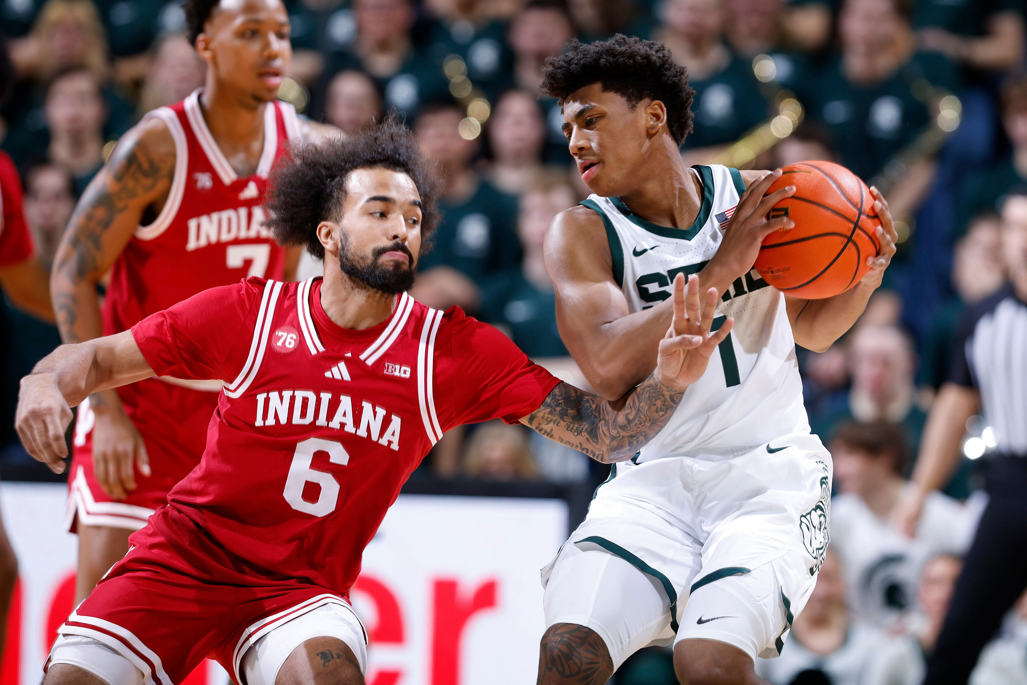Fears scores career-high 23, Kohler scores 16, leads No. 12 Michigan State in 81-60 win over Indiana