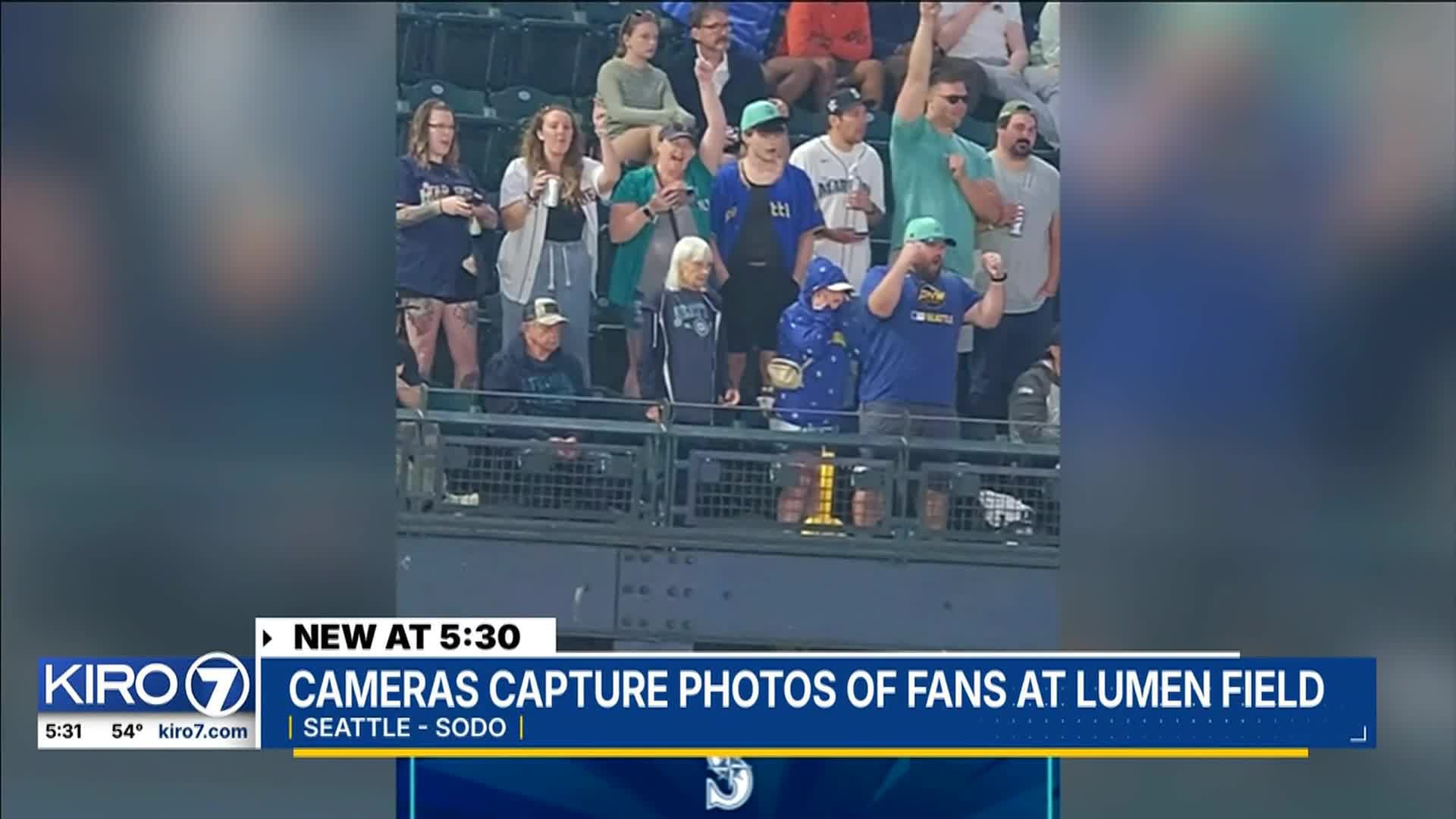 Smile! Fans can have photo momentos as they cheer on the Seahawks at ...
