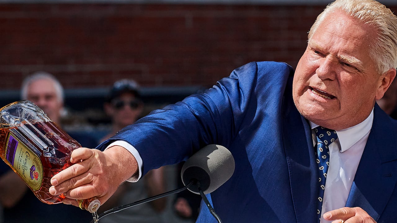 Kinew urges Ford to not yank Crown Royal from LCBO