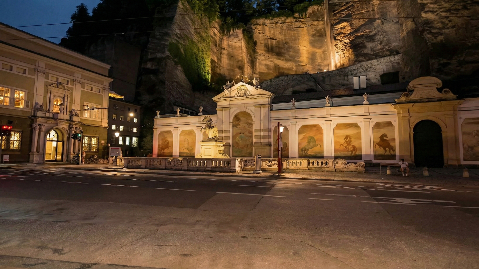 A scenic evening walk in the heart of the Alps in Austria