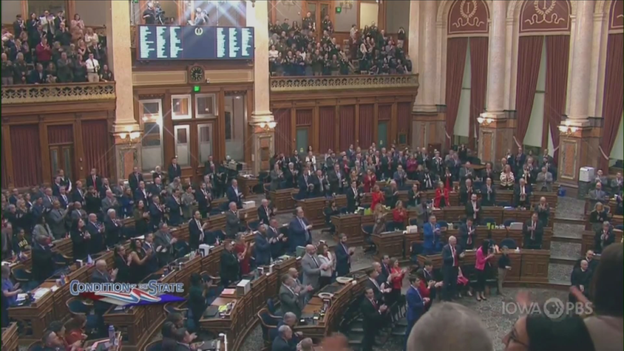 Final condition of the state message delivered in Iowa