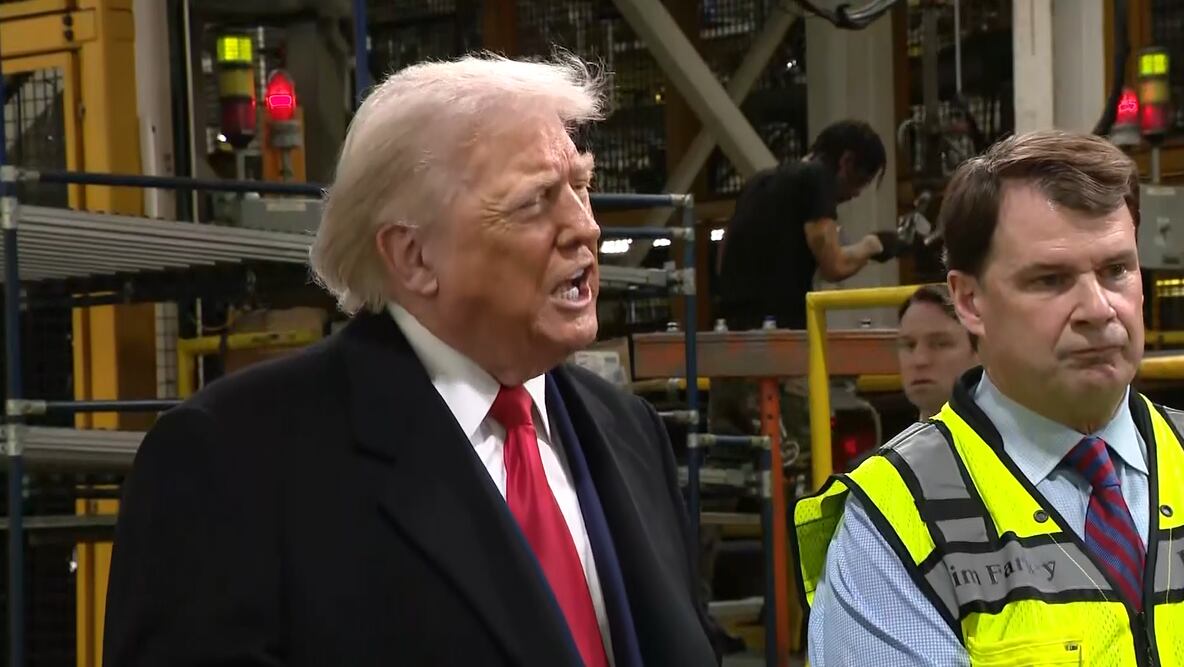 Trump praises American manufacturing during Dearborn visit