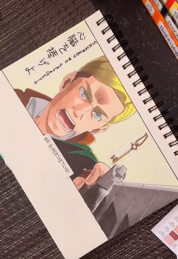 Erwin Smith artwork | Attack on Titan anime fan art