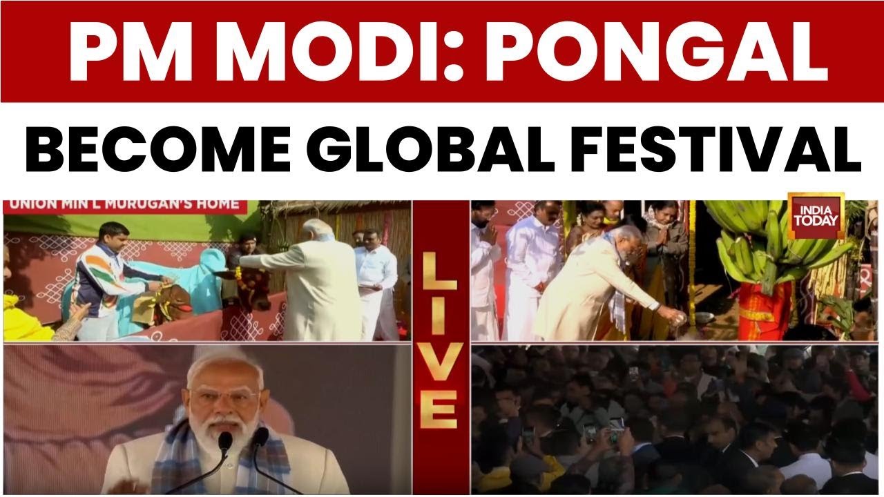 PM Narendra Modi celebrates Pongal at Union Minister L Murugan's ...