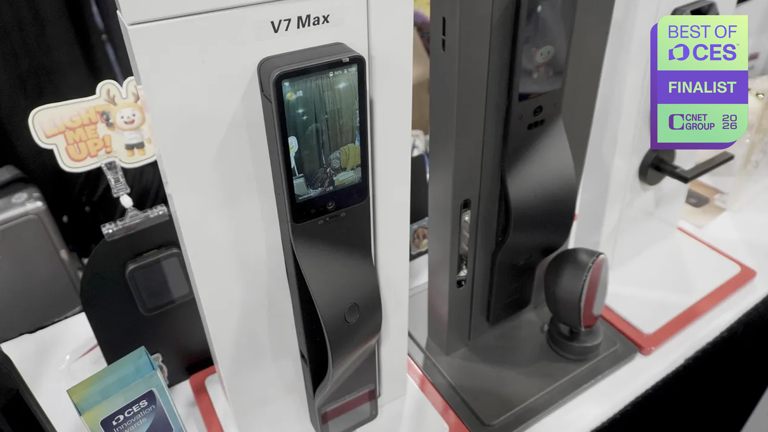 I saw a smart lock at CES that solves the battery problem in a clever way