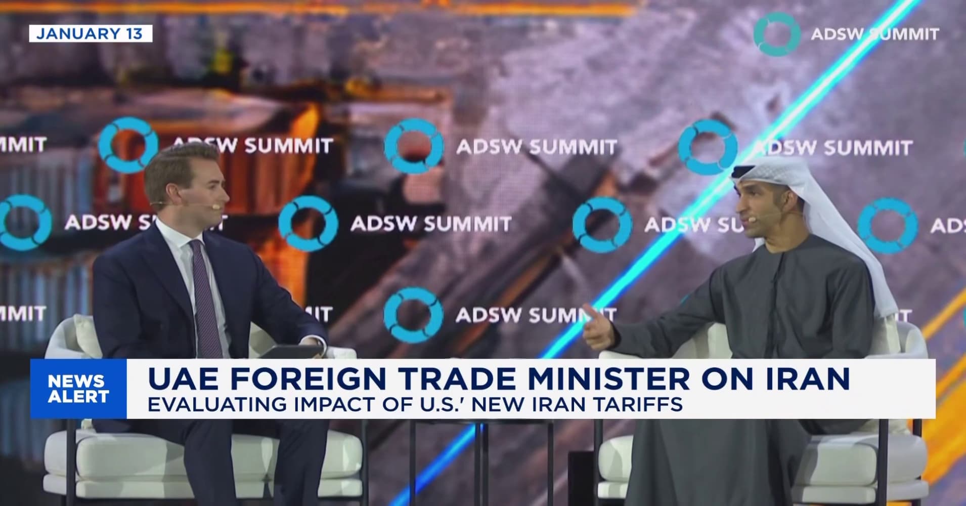 UAE evaluating Iran trade as Trump signals new 25% tariffs