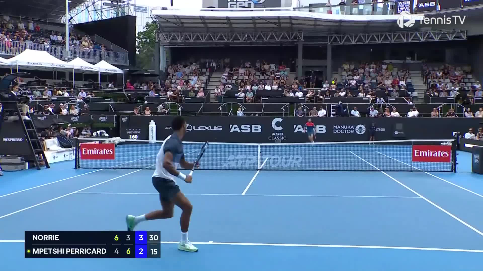 Cameron Norrie shows his class in Auckland