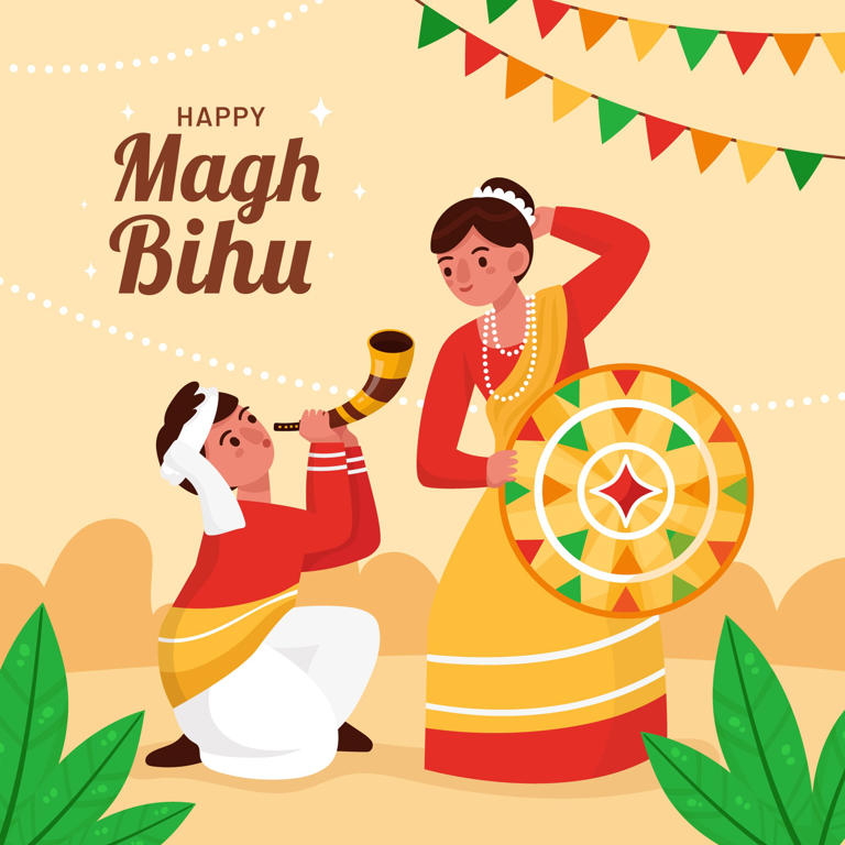 Happy Magh Bihu 2026: 100+ best wishes, images, GIFs, greetings ...
