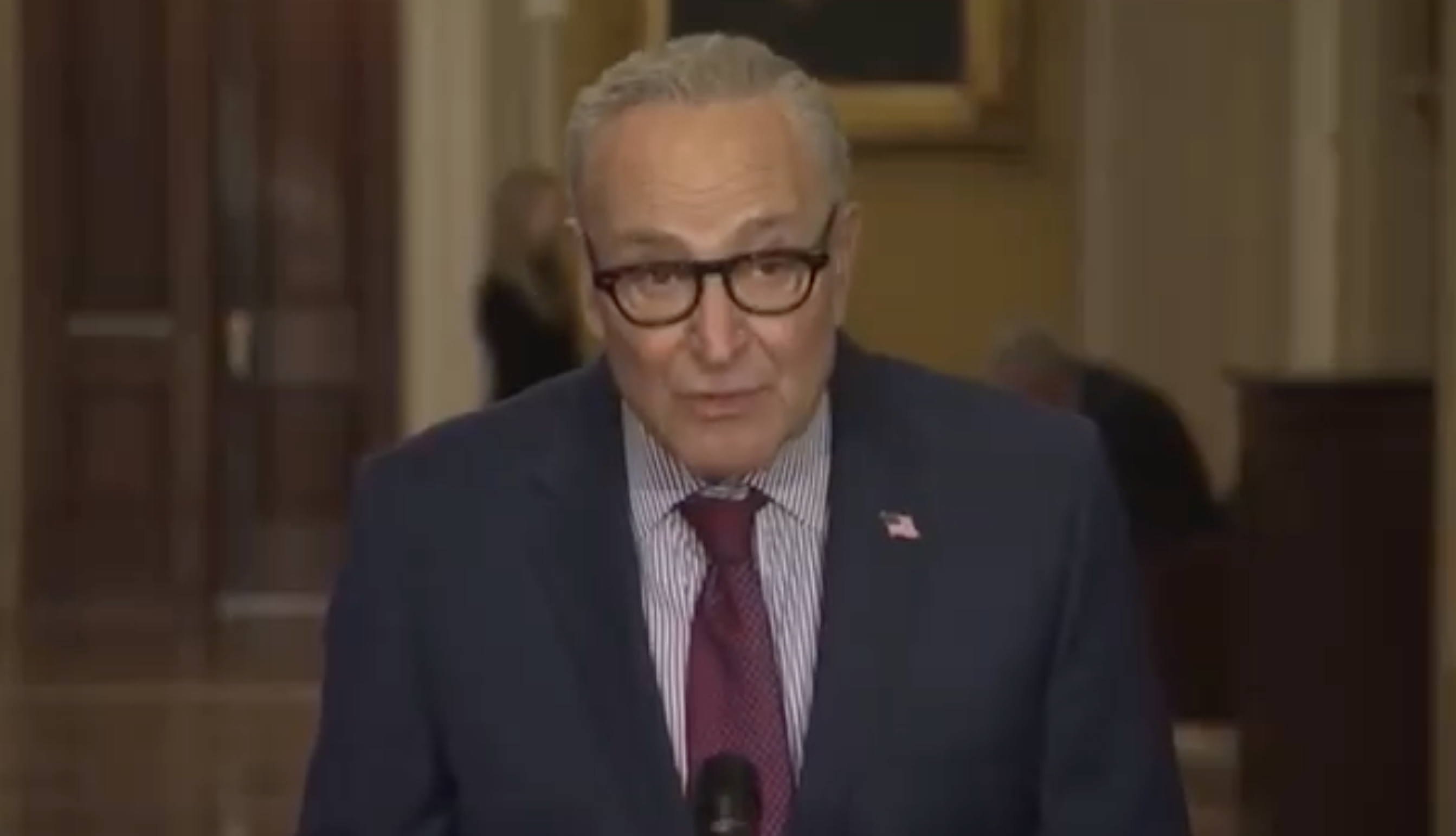 'Trump's focus is dangerously off track': Chuck Schumer torches Trump ...