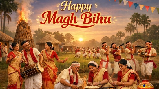 Happy Magh Bihu 2026: 100+ best wishes, images, GIFs, greetings ...