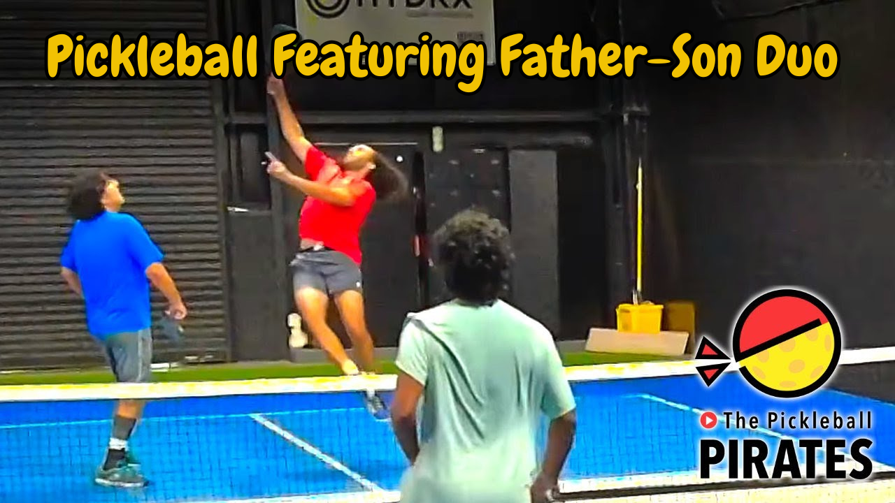 How a father-son duo competes in 5.0+ pickleball