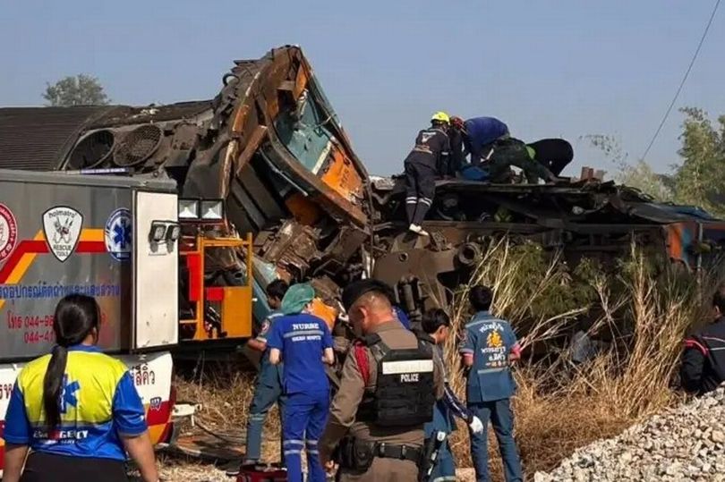 Thailand crane tragedy leaves at least 22 dead after concrete load on ...